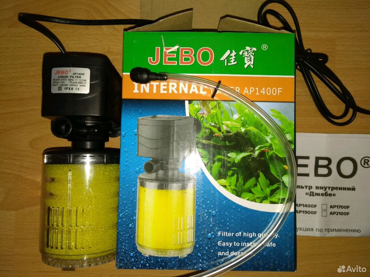 Внутренний фильтр jebo 1400F AP. Новый
