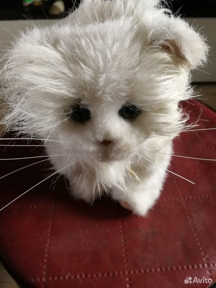 Кошка красивая мяучит и мурчит игрушка