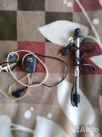 Компрессор (аэратор) и обогреватель для аквариума