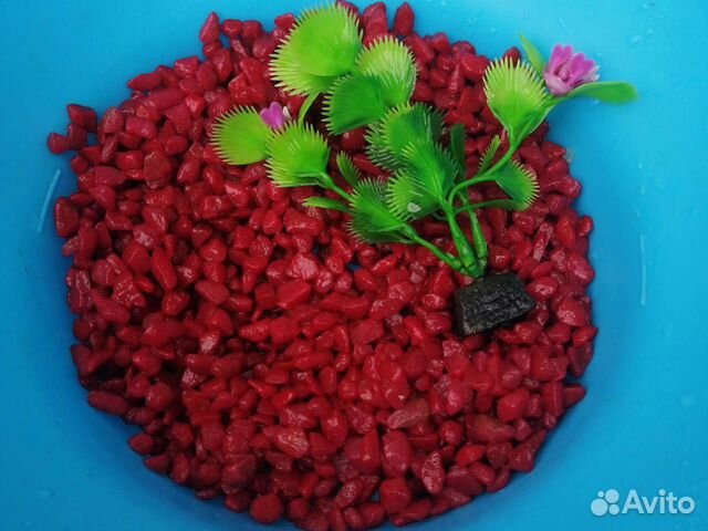 Красные камни для аквариума
