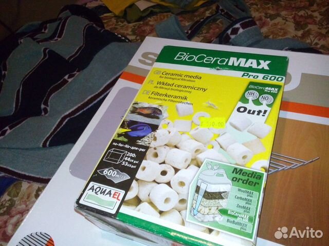 Керамические кольца Aquael в фильтр, новые
