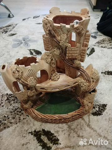 Аквариумная декорация - замок